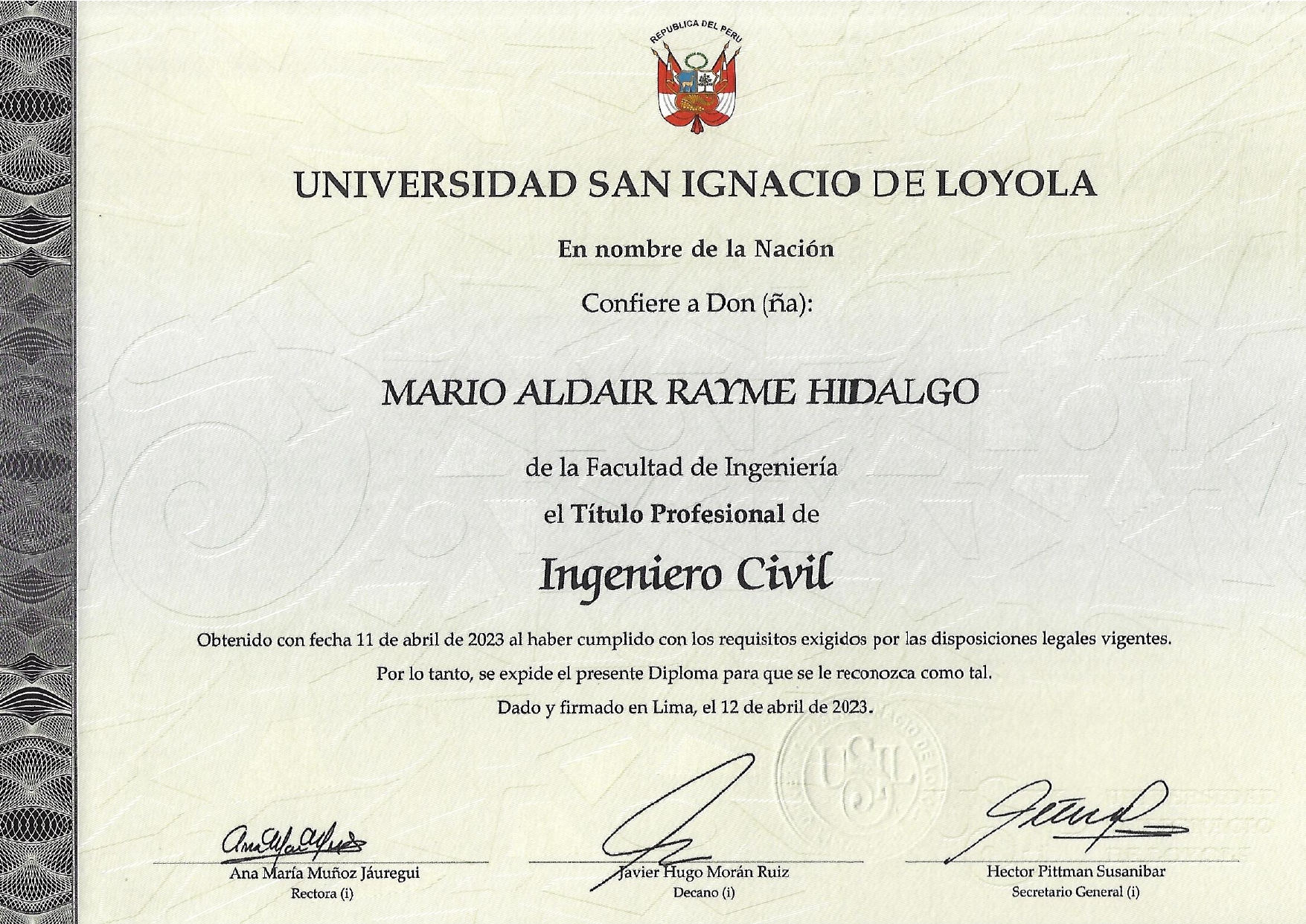 USIL - OFICINA DE GRADOS Y TÍTULOS