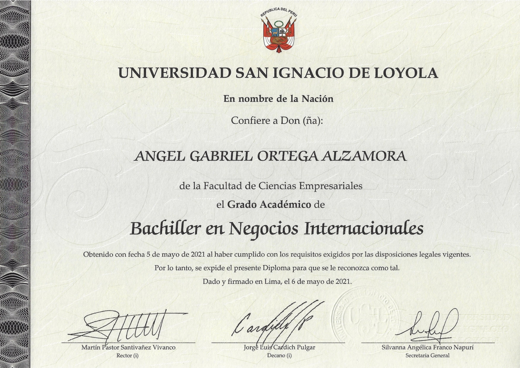 USIL - OFICINA DE GRADOS Y TÍTULOS